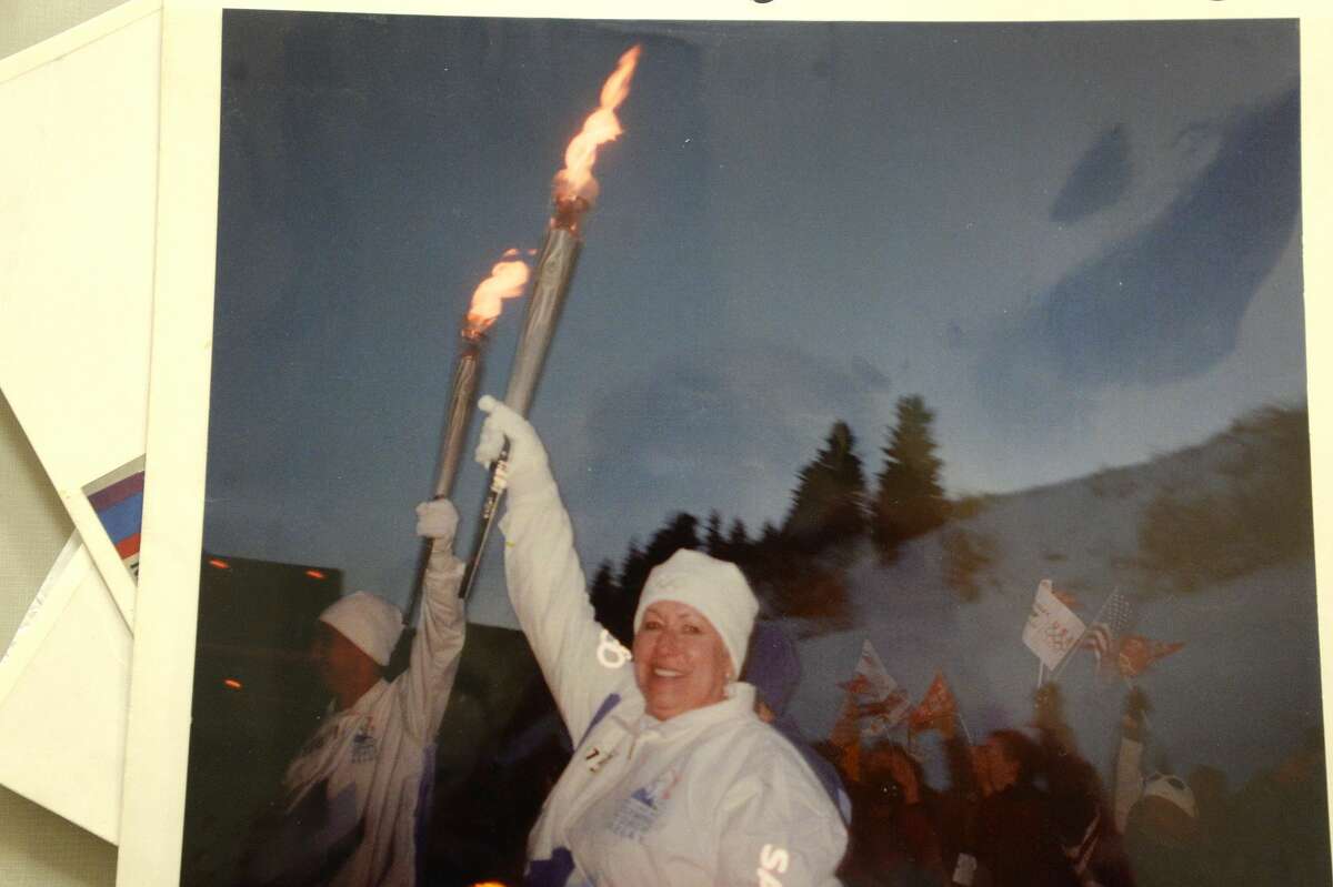 Photos: 2002 Olympic relay torch makes way to Regina-Howell classroom