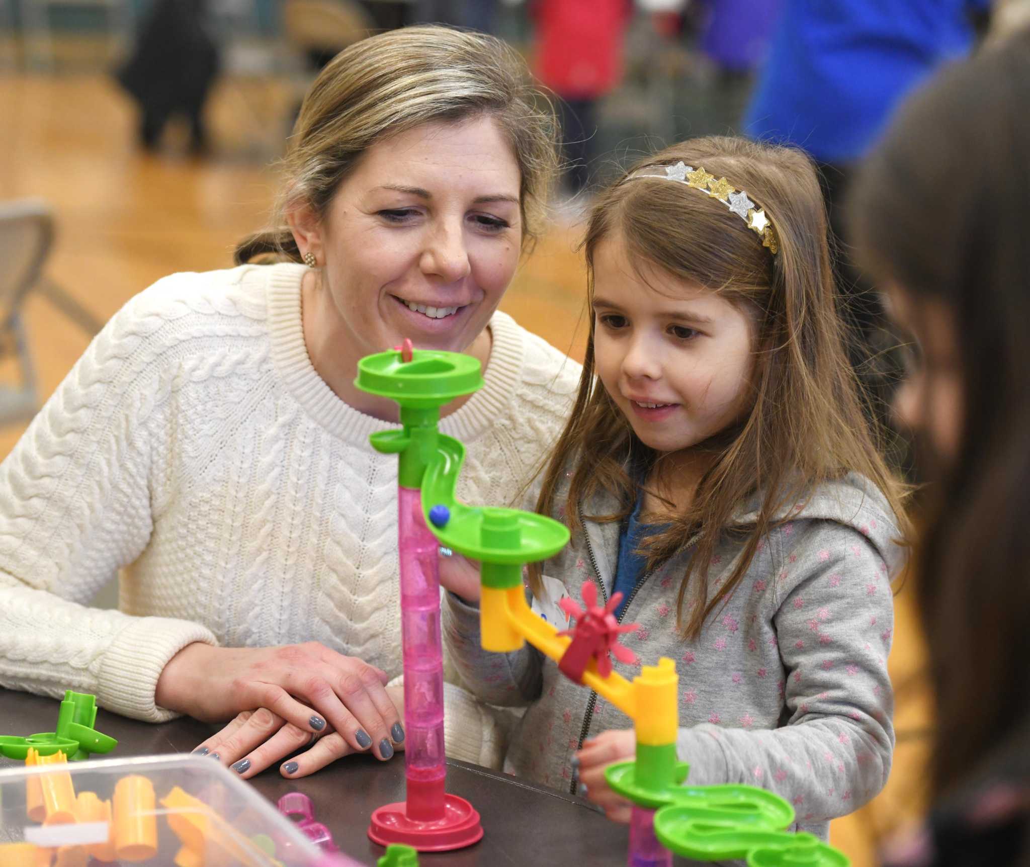 Girls crunch numbers at Greenwich math festival