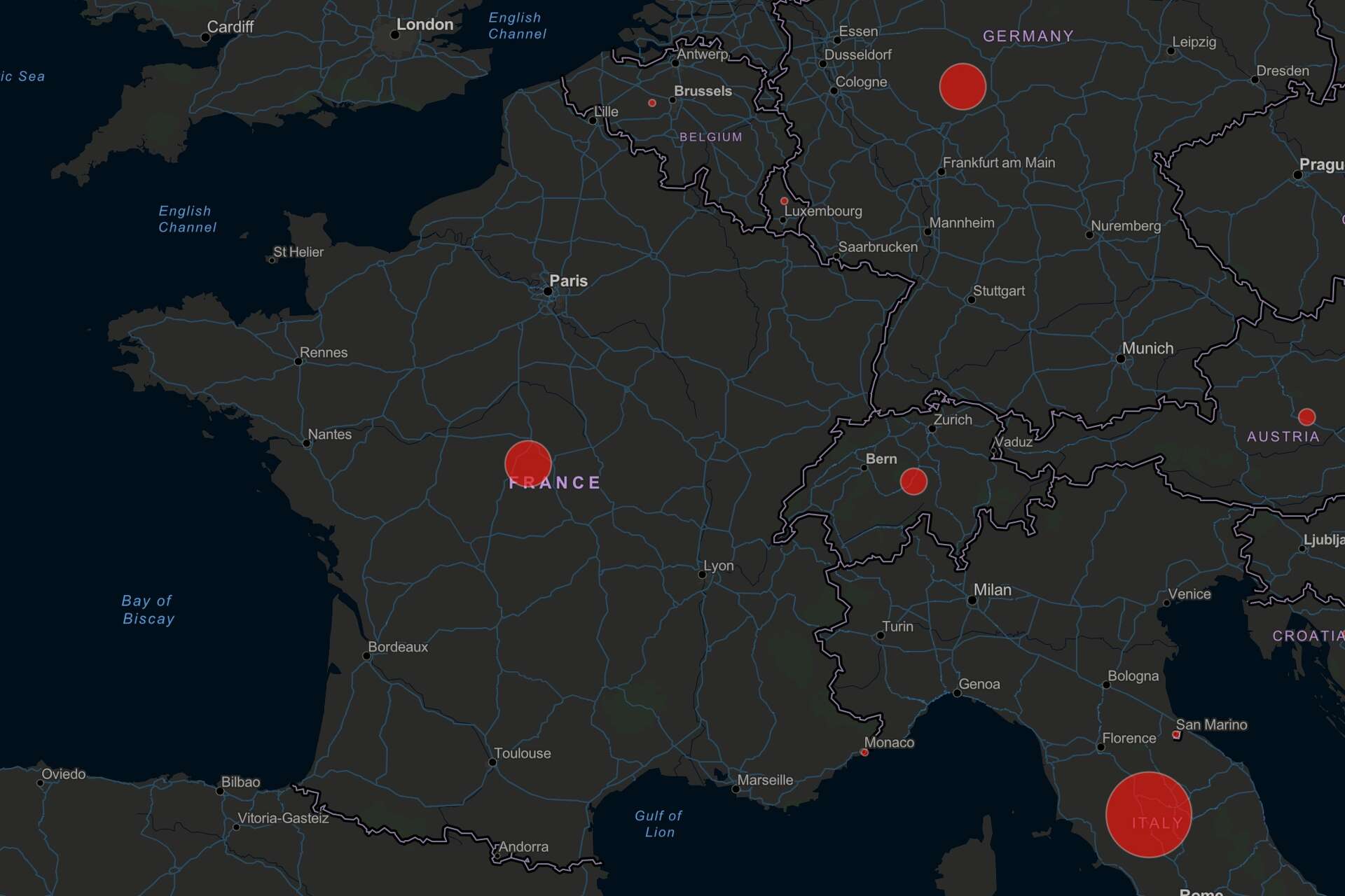 Maps show coronavirus spread around the globe; 89,000 infected