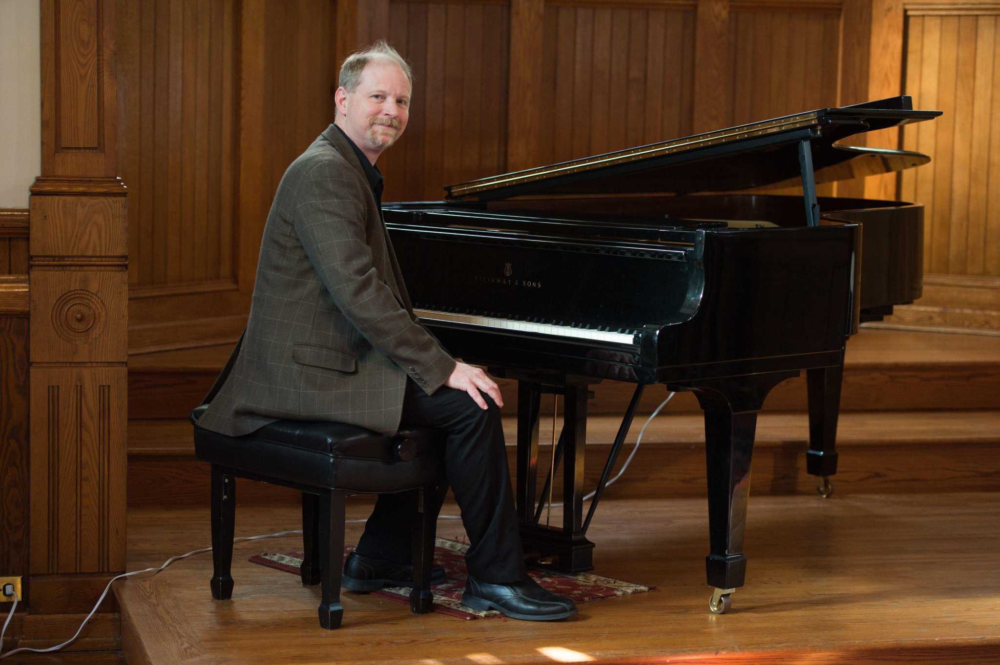 TJ Thompson Trio playing jazz at JCC in Sherman March 14