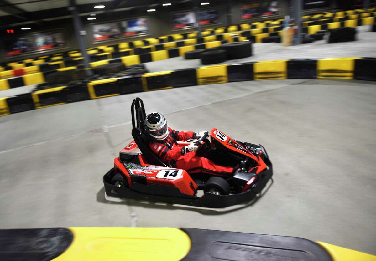 Greenwich teen with visual impairments finds his groove on the go-kart ...