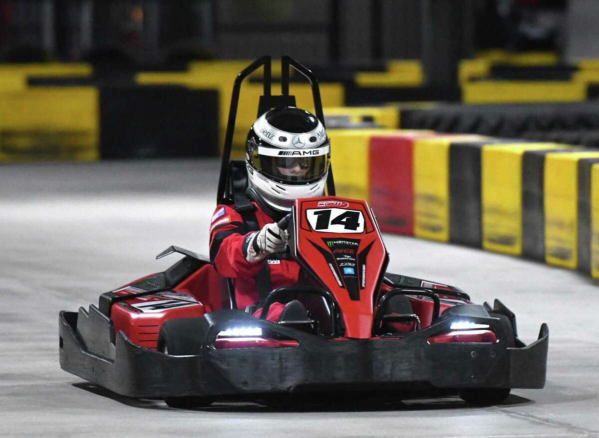 Greenwich teen with visual impairments finds his groove on the go-kart ...