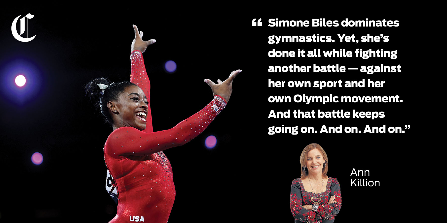 Simone Biles excels at two jobs: gymnastics and holding corrupt leaders ...
