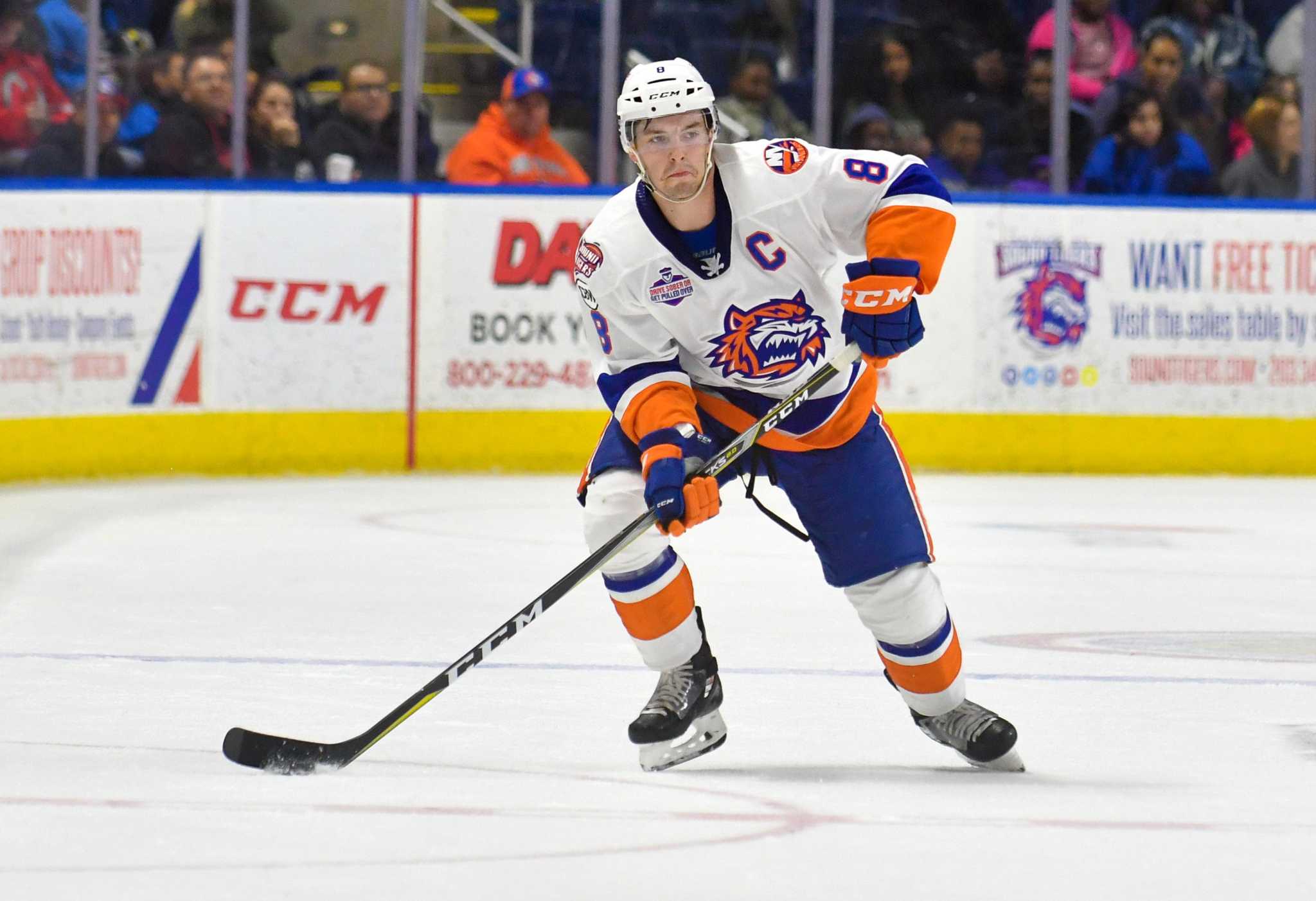 Islanders trade Sound Tigers captain Burroughs for forward Greer