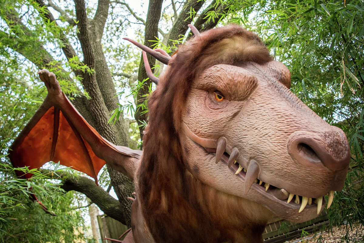 Houston Zoo kicks off spring break with new animatronic dragons exhibit