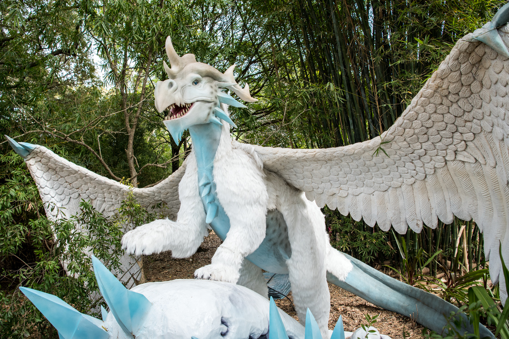Houston Zoo kicks off spring break with new animatronic dragons exhibit