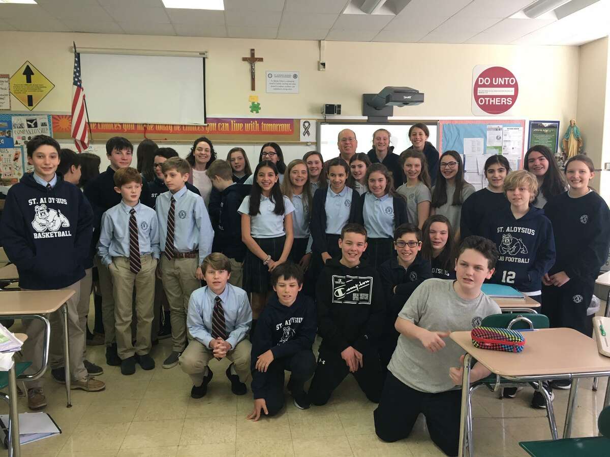 New Canaan: St. Aloysius students see ‘Rocket Girl’ story