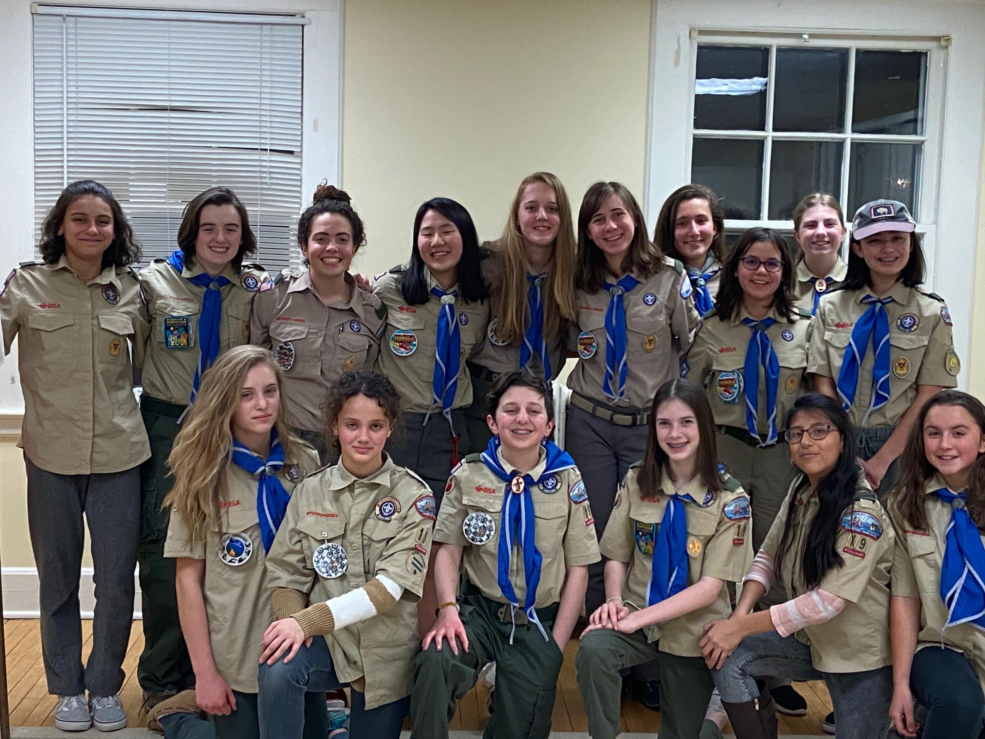Ridgefield girls enjoy scouting with BSA