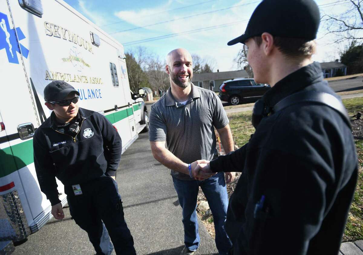 Stab of pain ends in life-changing surgery for Seymour EMT