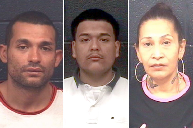 Trio arrested after Laredo PD raid turns up $6K, gun, narcotics