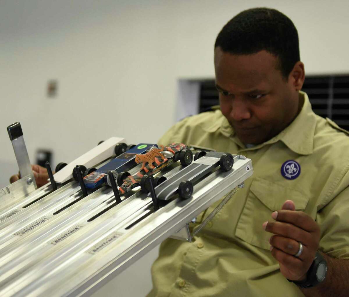 Photos: Boy Scouts race cars at Pinewood Derby Championship