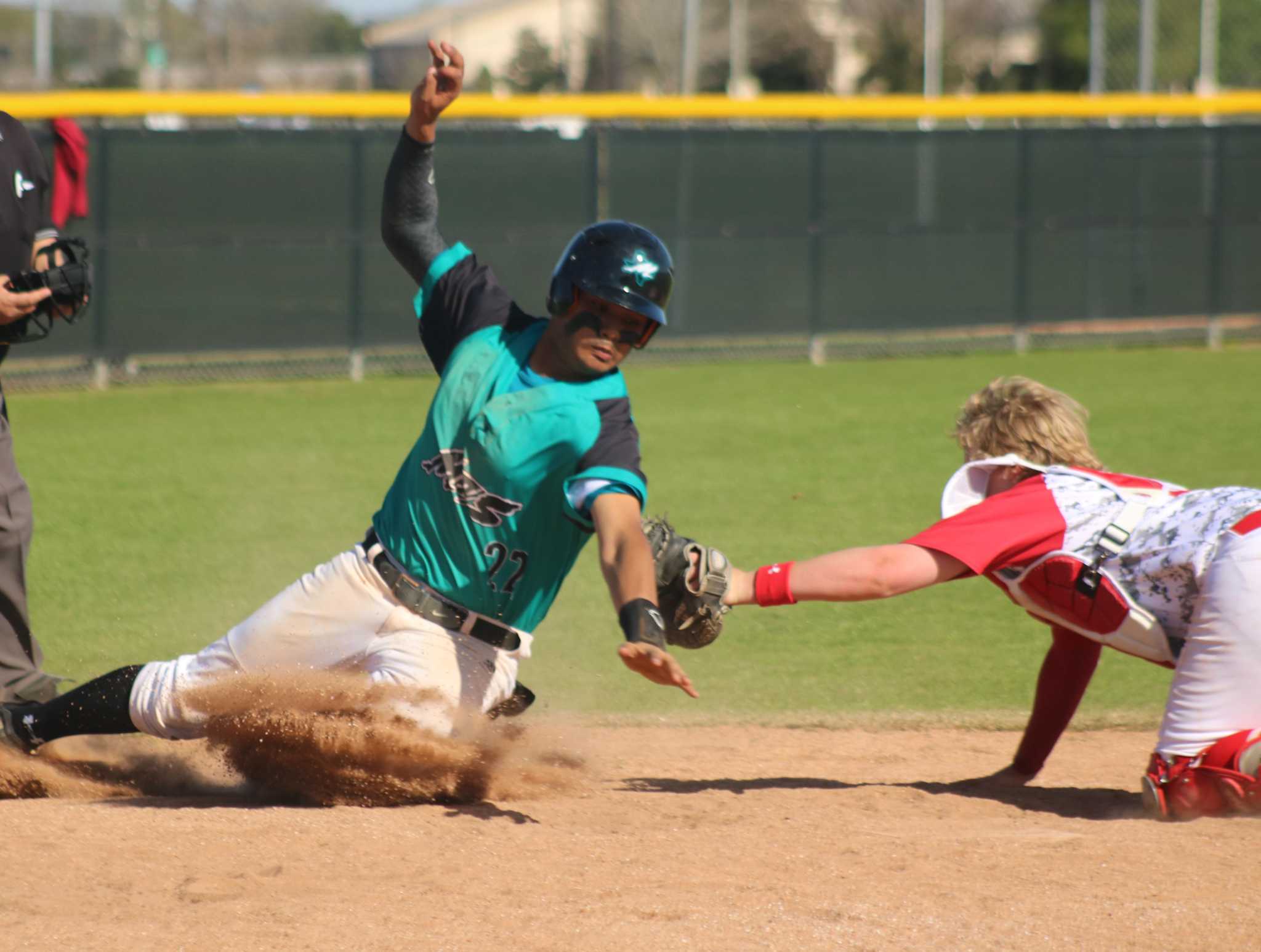 Memorial, Sam Rayburn baseball teams defeat FBCA in rare meetings
