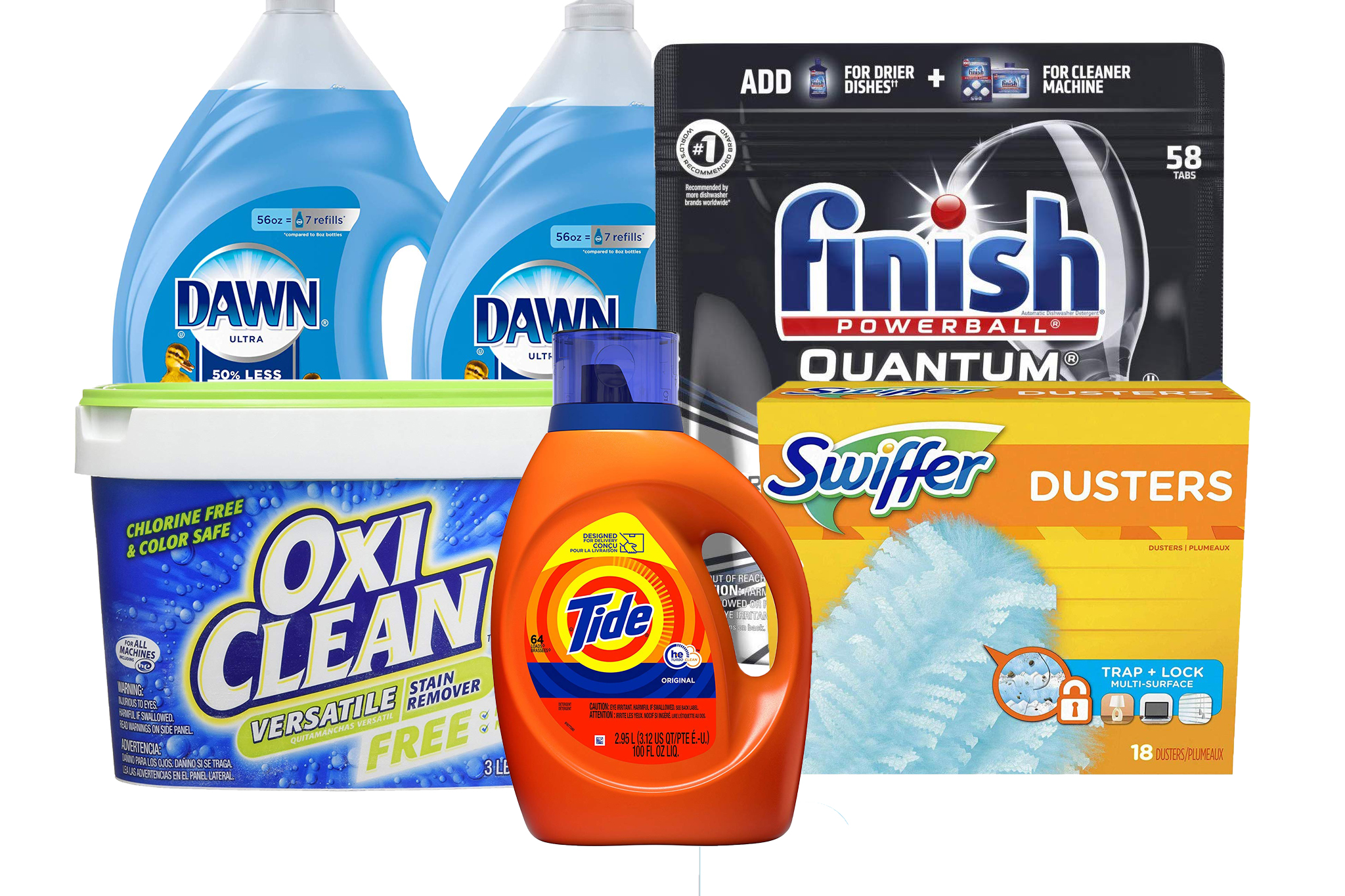 Buy 2, save $5 on household cleaning supplies on Amazon