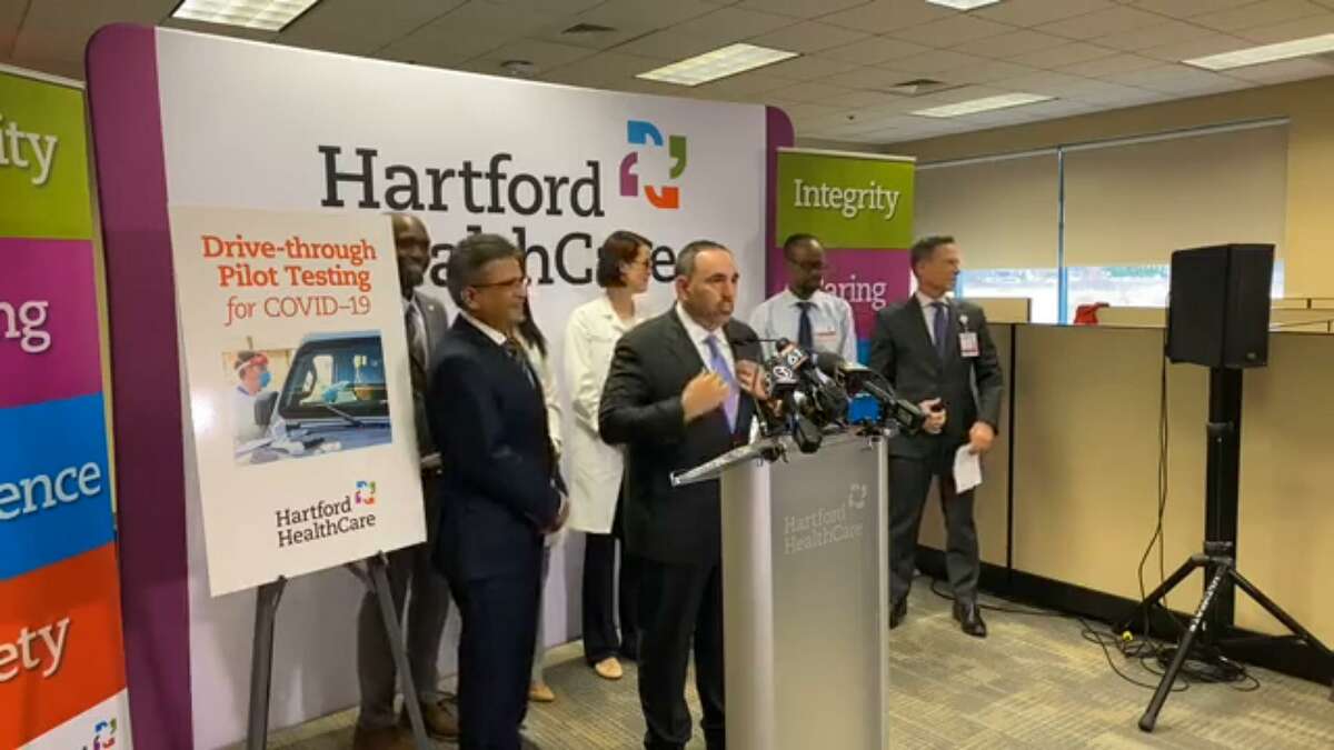 Hartford Healthcare to pilot drive-thru coronavirus testing
