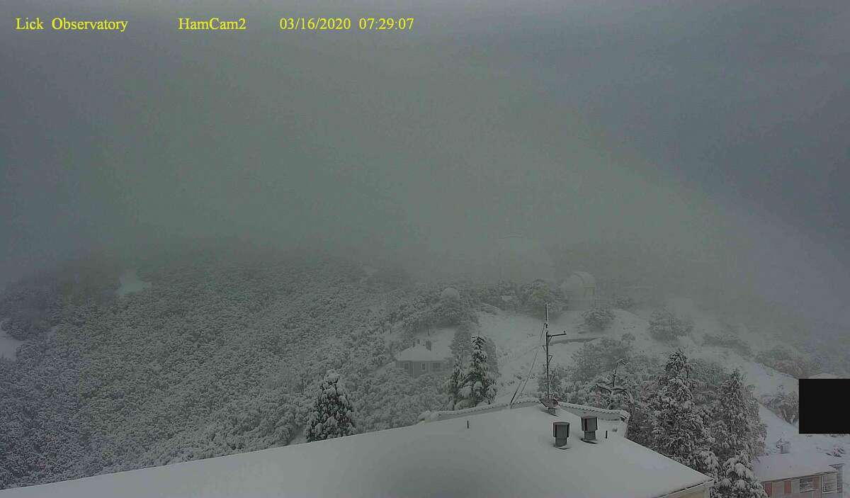 Photos: Snow levels drop to 1,700 feet in Bay Area