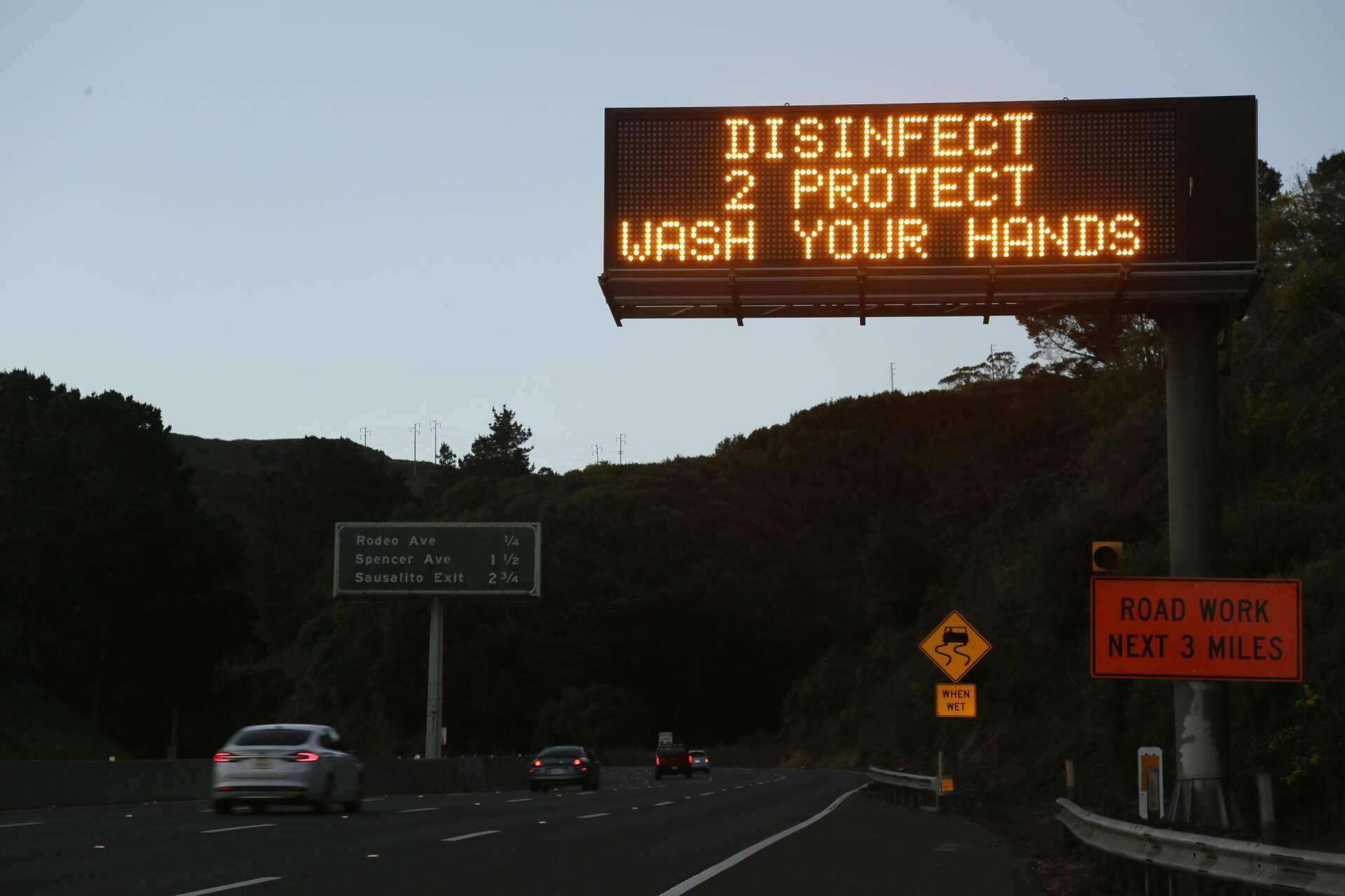 The Bay Area traffic map is totally green after shelter in place orders