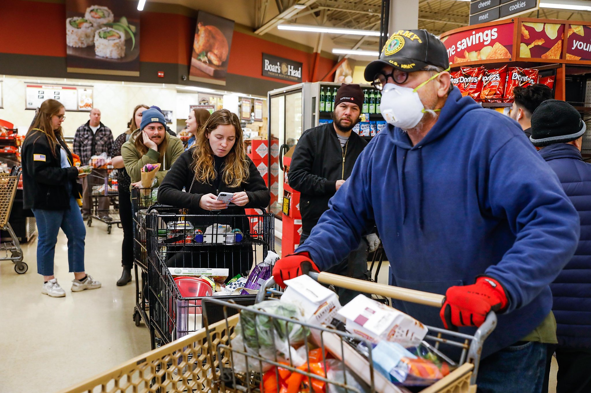 Grocery run offers a full basket of emotions: excitement, fear, gratitude
