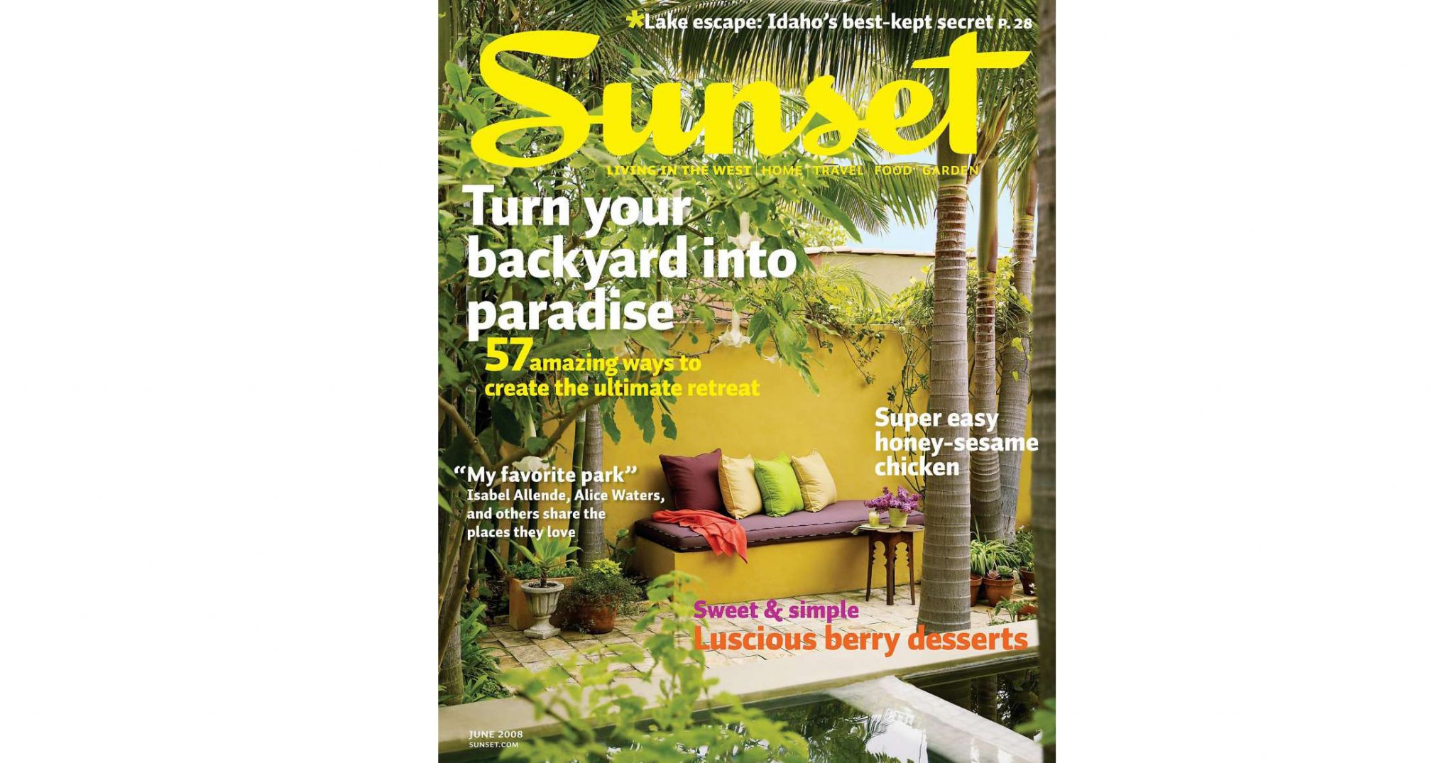 Garden Sunset Magazine