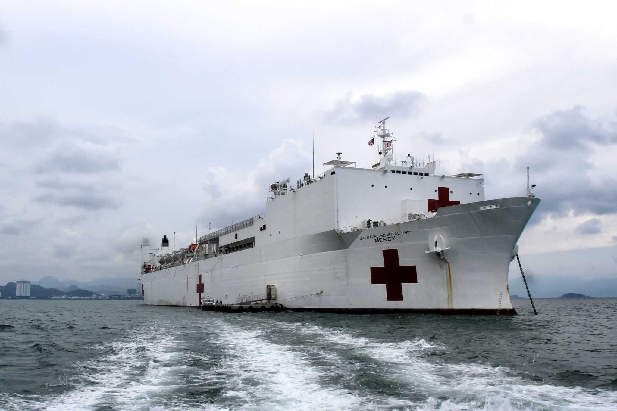 A look at the US Navy hospital ships sent to help overwhelmed hospitals ...