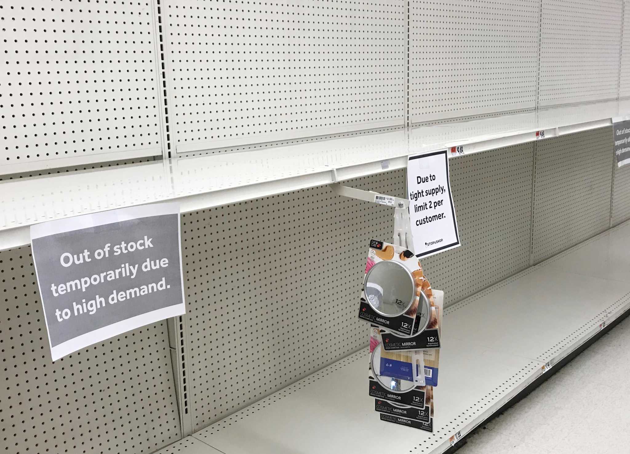 Stamford shoppers ask why toilet paper is nowhere to be found