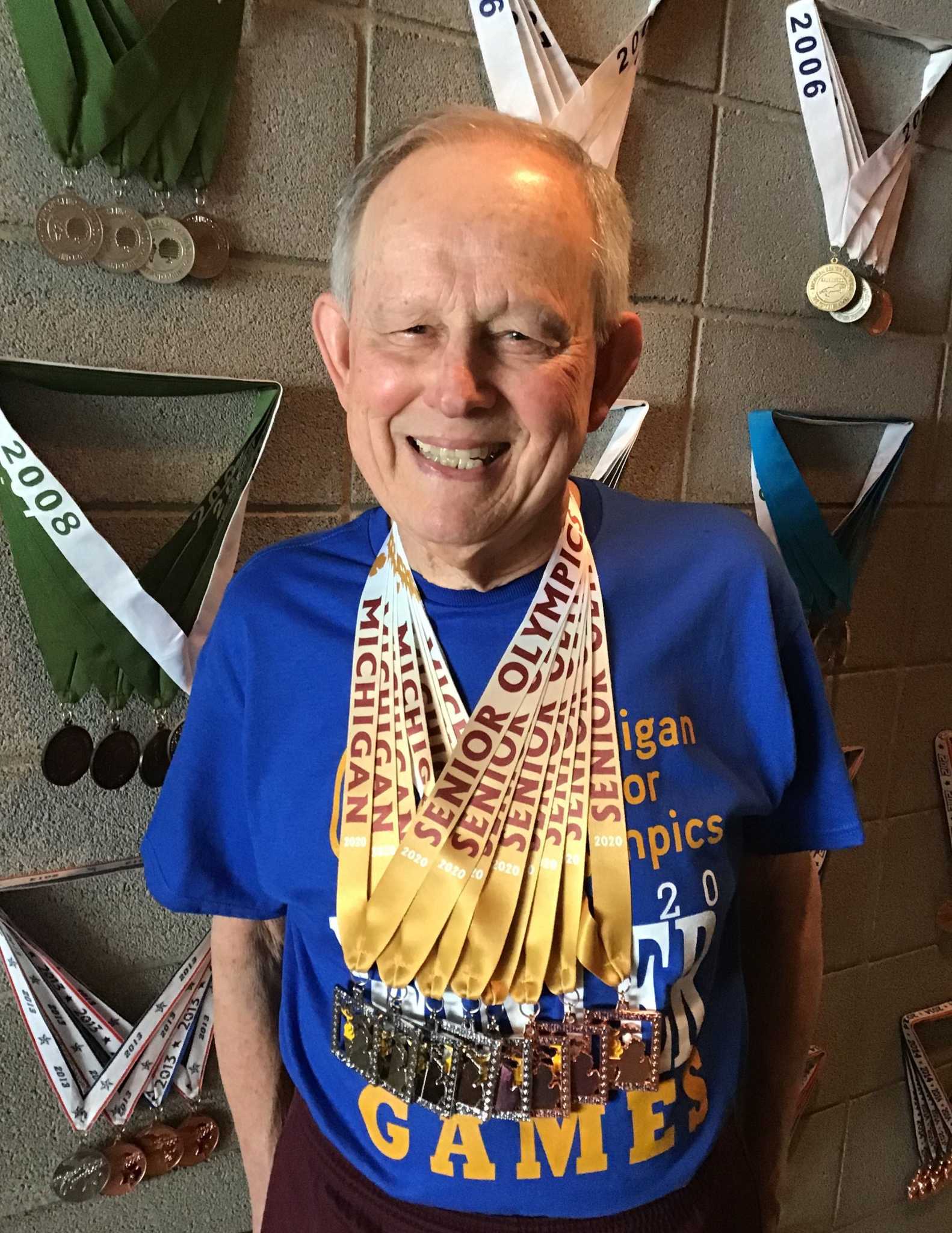 Midland's Wendell Dilling wins eight medals at Senior Olympics