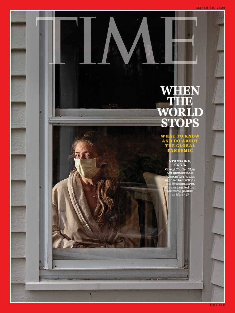 Time magazine cover features Westport party guest with coronavirus