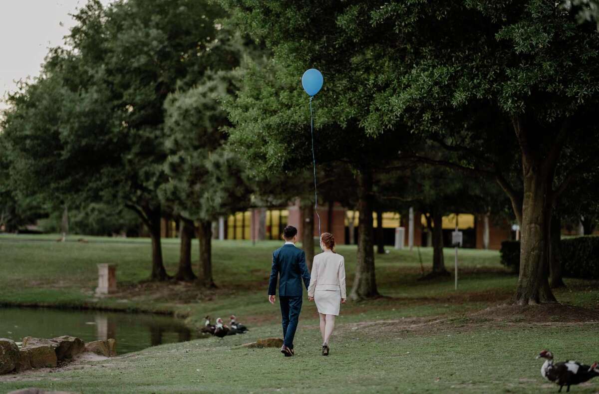 He's from China. She's from Italy. Like many in Houston, their wedding ...