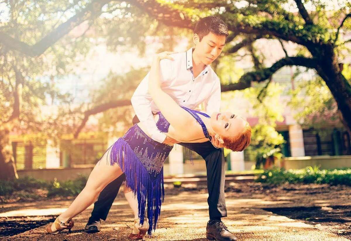 He's from China. She's from Italy. Like many in Houston, their wedding ...
