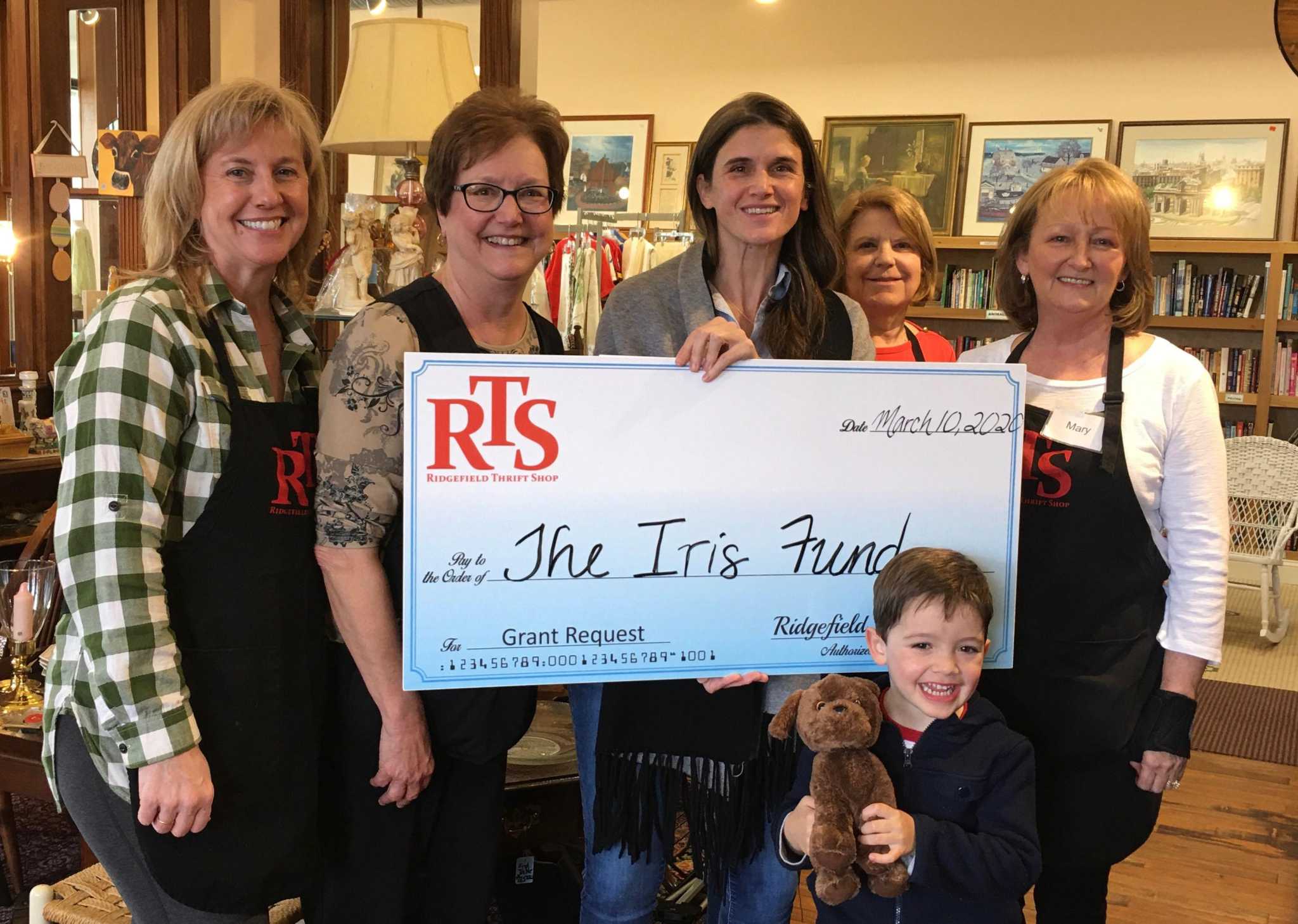 Iris Fund receives grant from Ridgefield Thrift Shop