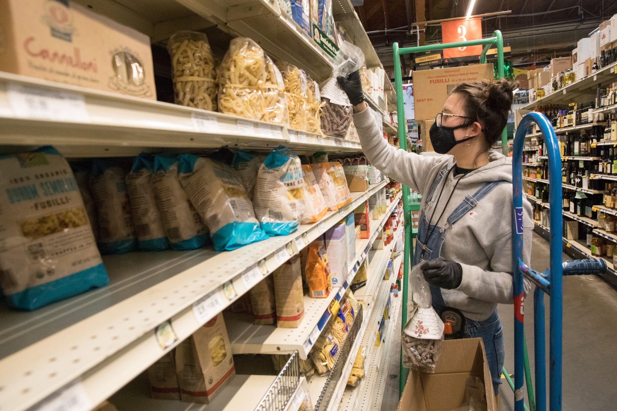 Grocery store sales are soaring, but so are stress and anxiety levels