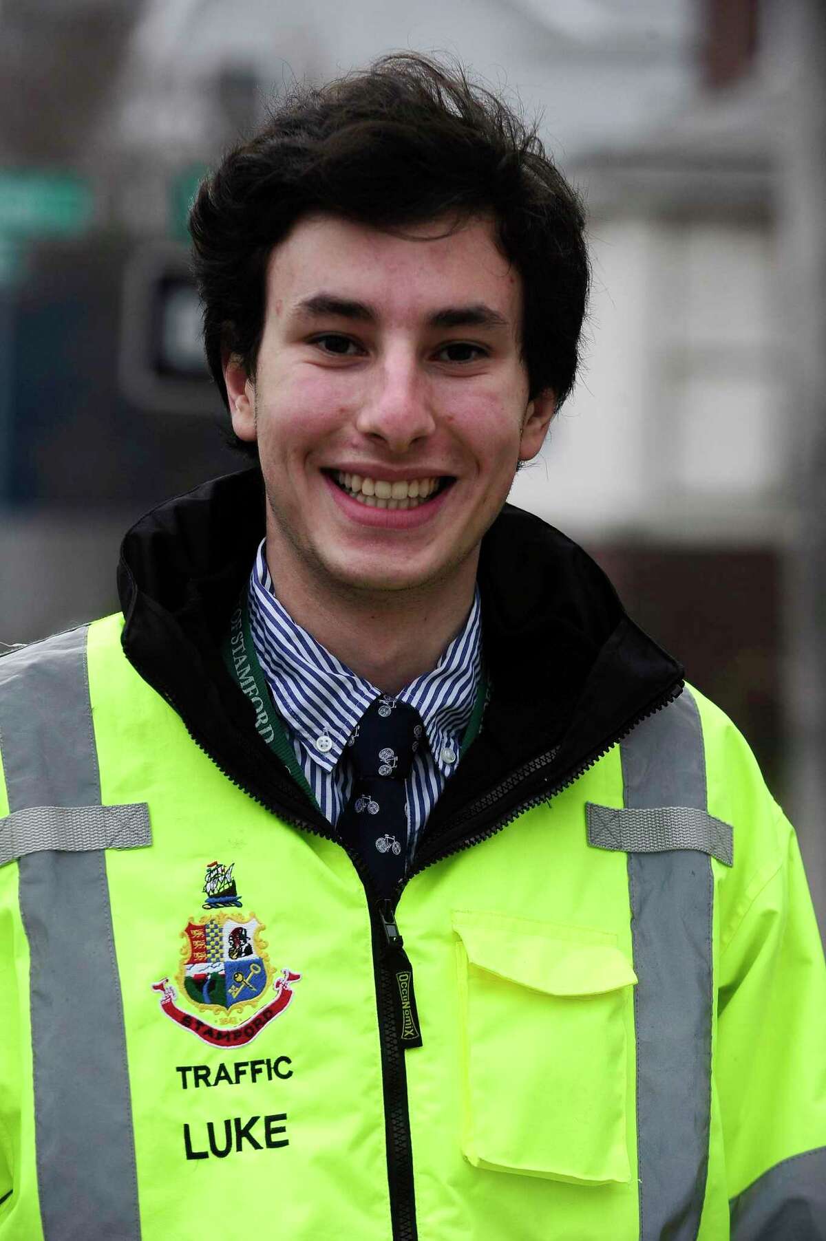 A passion for transportation drives traffic intern to help out in Stamford
