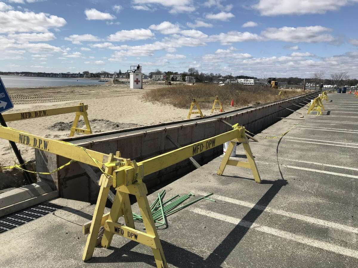 Gulf Beach gets retaining wall extension, early regrading