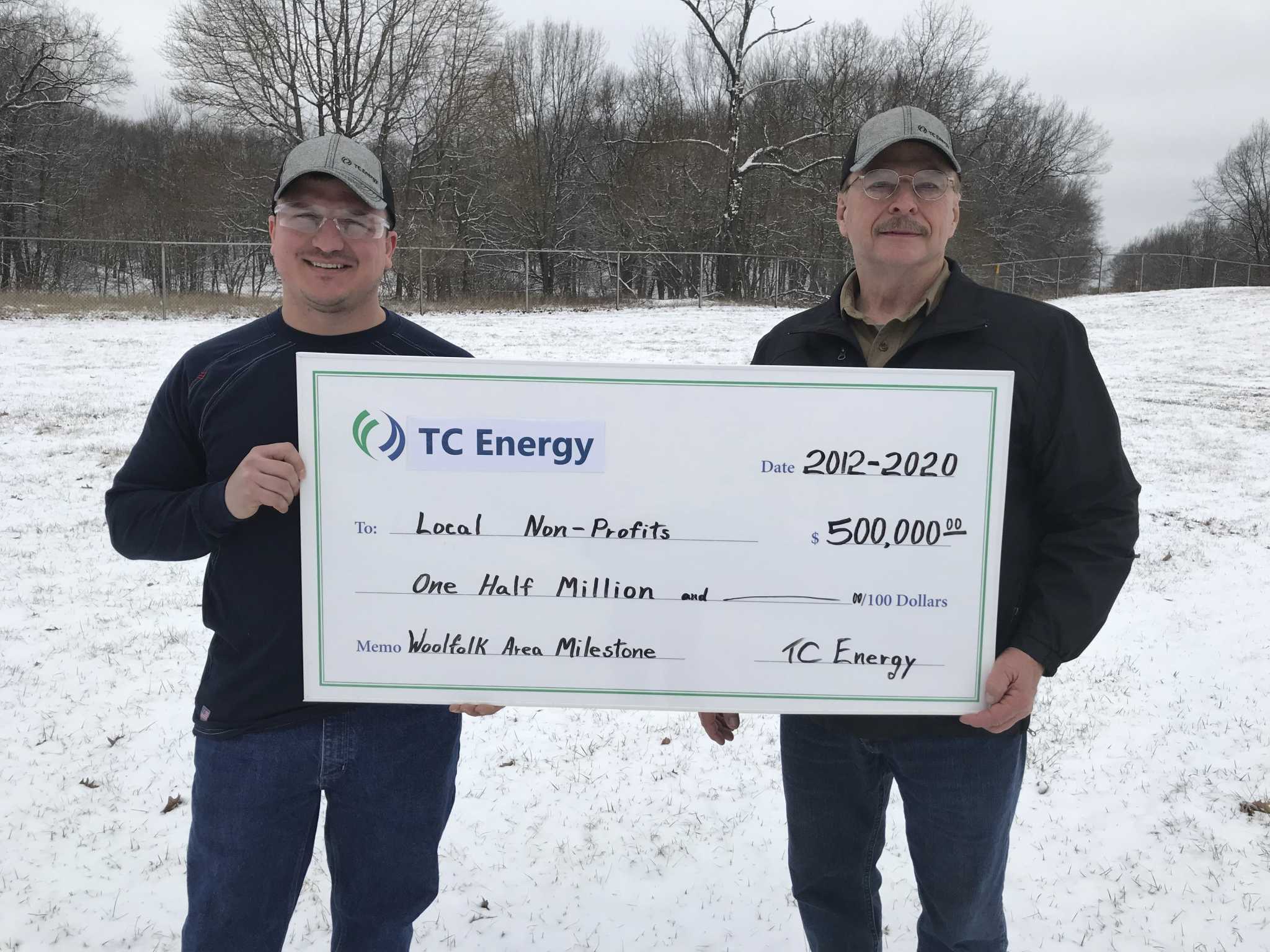 Local TC Energy Grants reach half-million dollar milestone