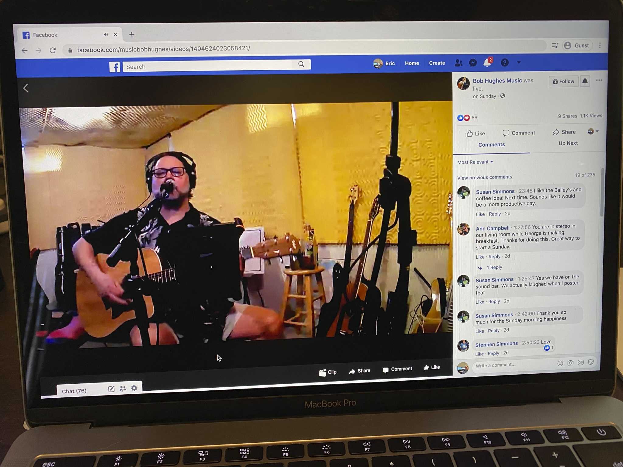 Caro DJ turns to Facebook to entertain residents stuck at home