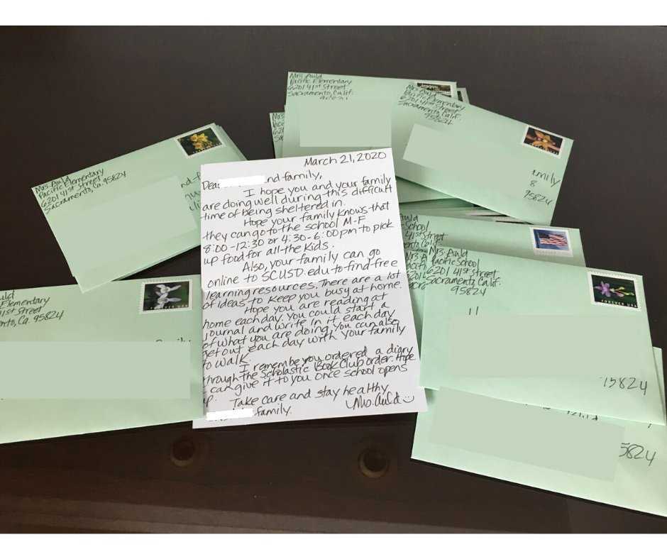 'I miss them': Teacher writes notes of encouragement to students amid ...