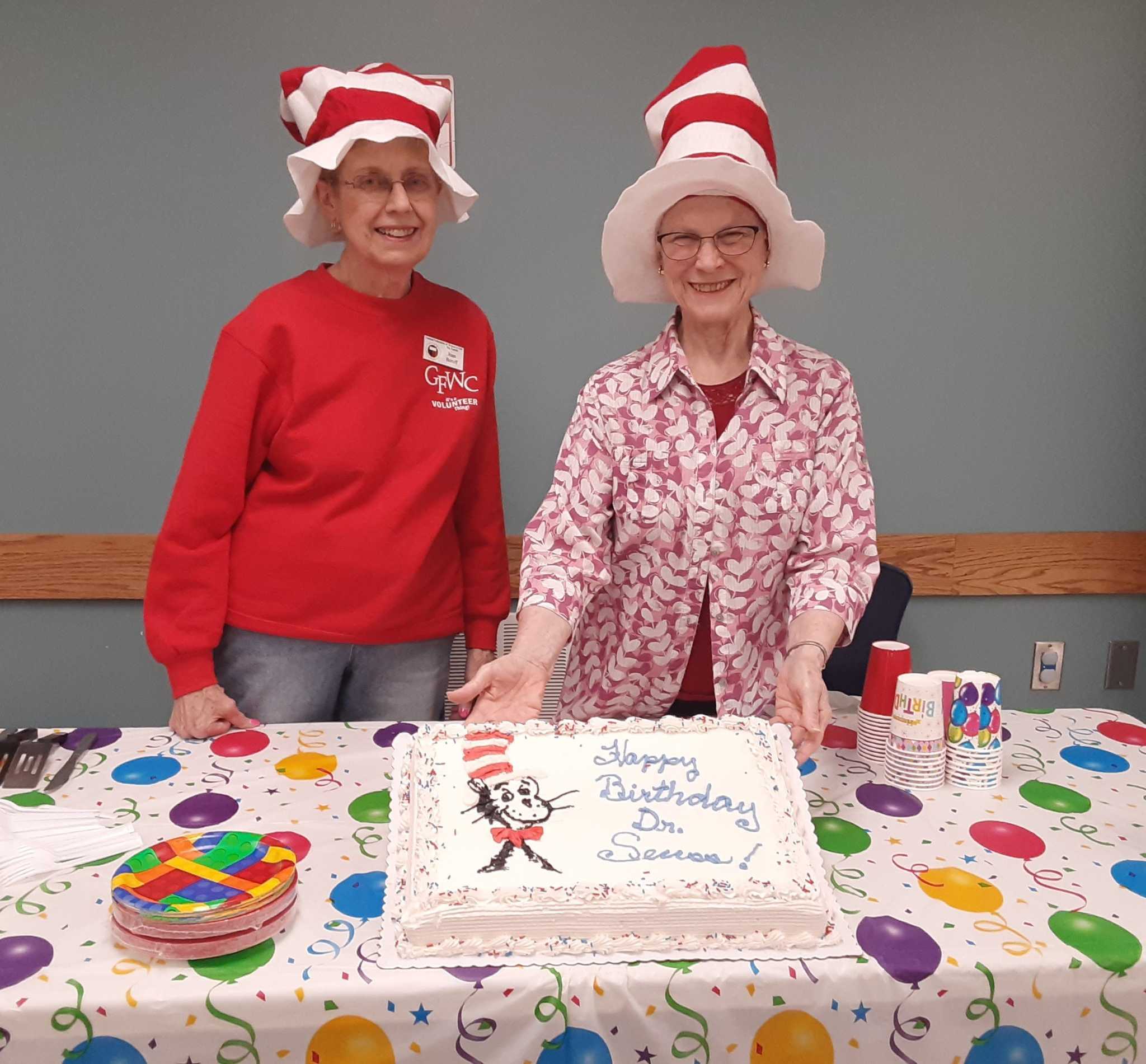 GFWC Big Rapids assists with Seuss birthday party