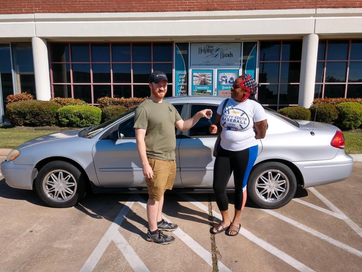 Cy-Fair Helping Hands gives car to client laid off due to COVID-19