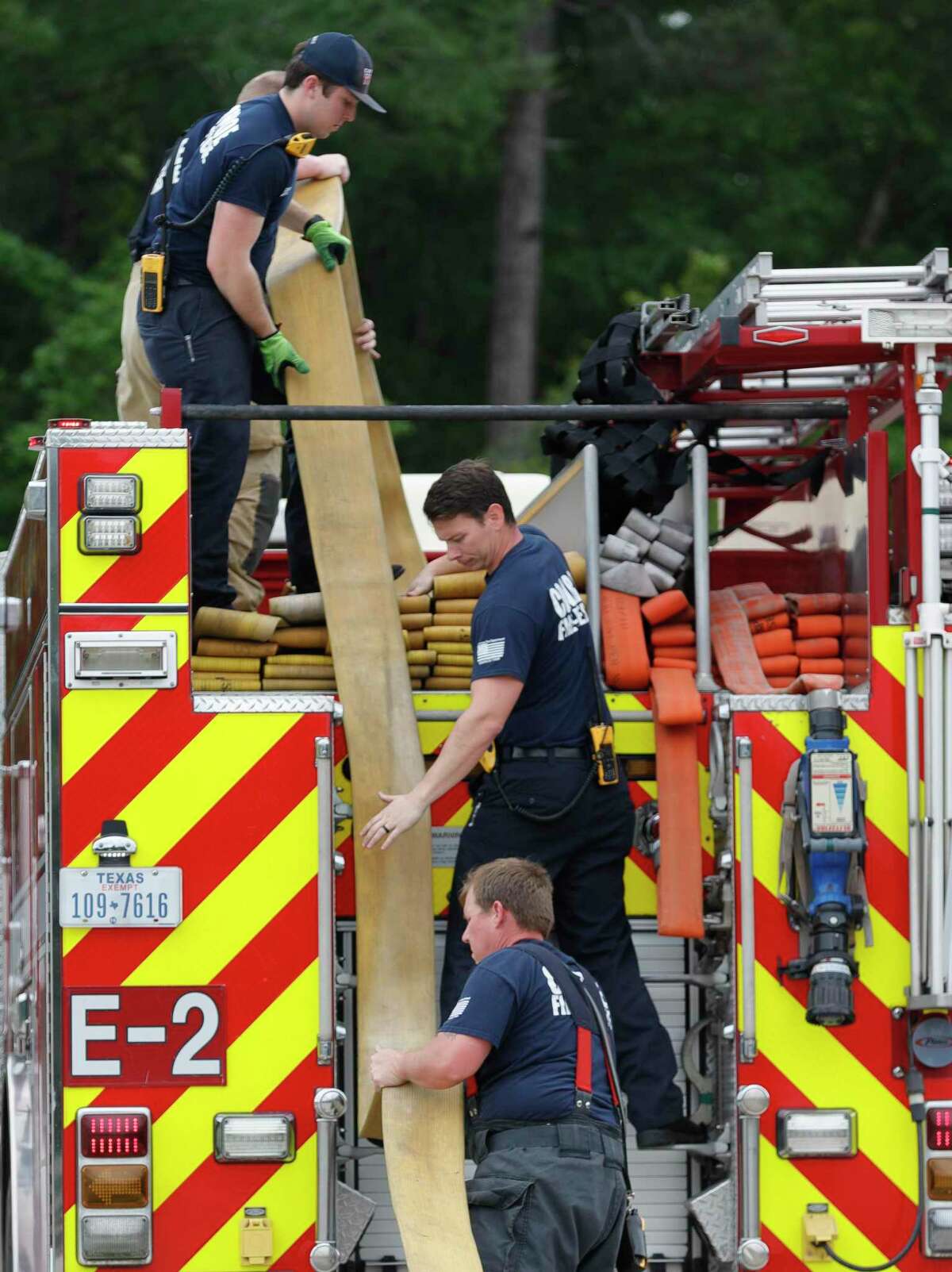 Conroe firefighters stay safe, protected while working under ...