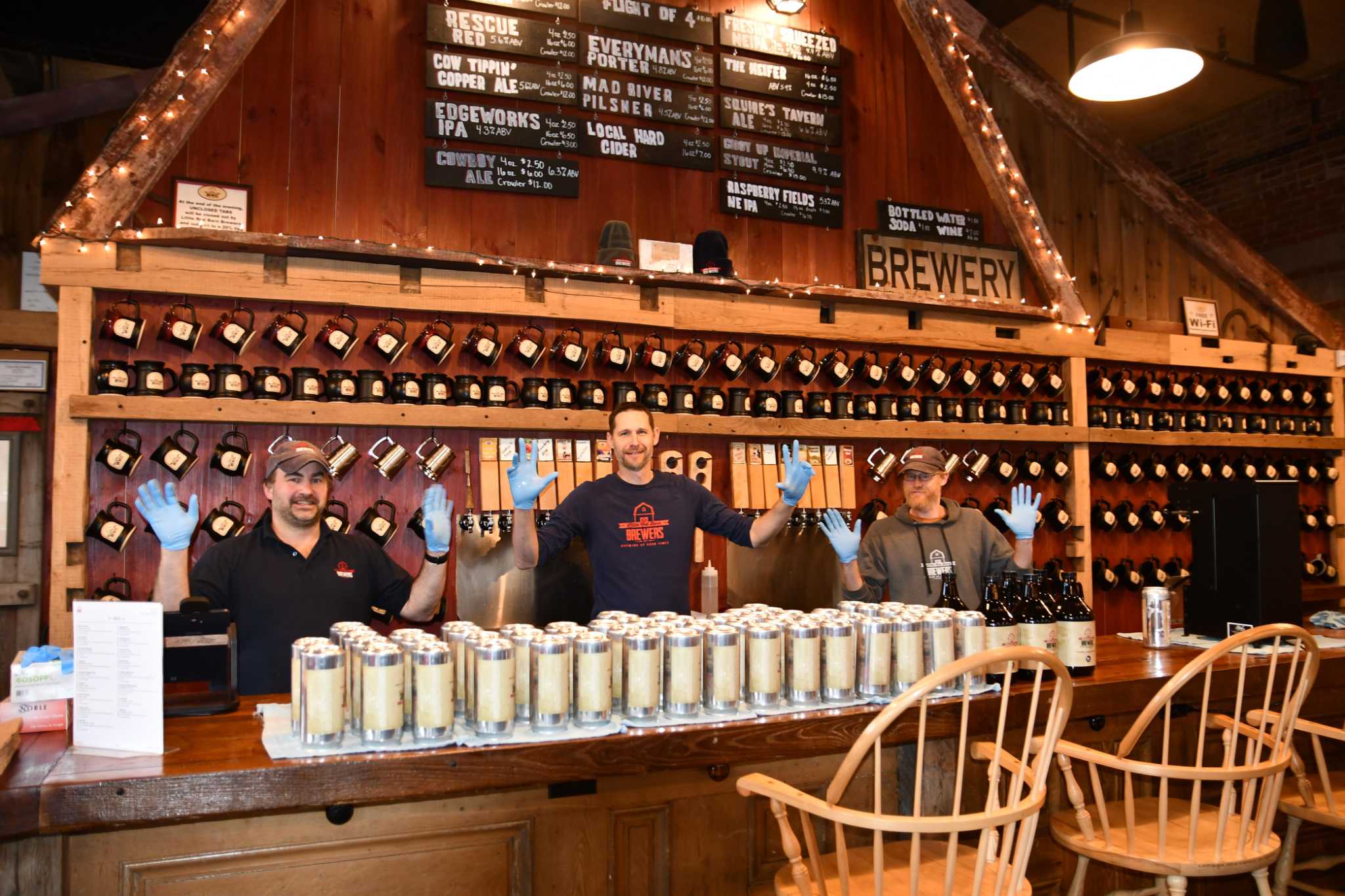 Little Red Barn Brewers in Winsted open, selling beer during coronavirus