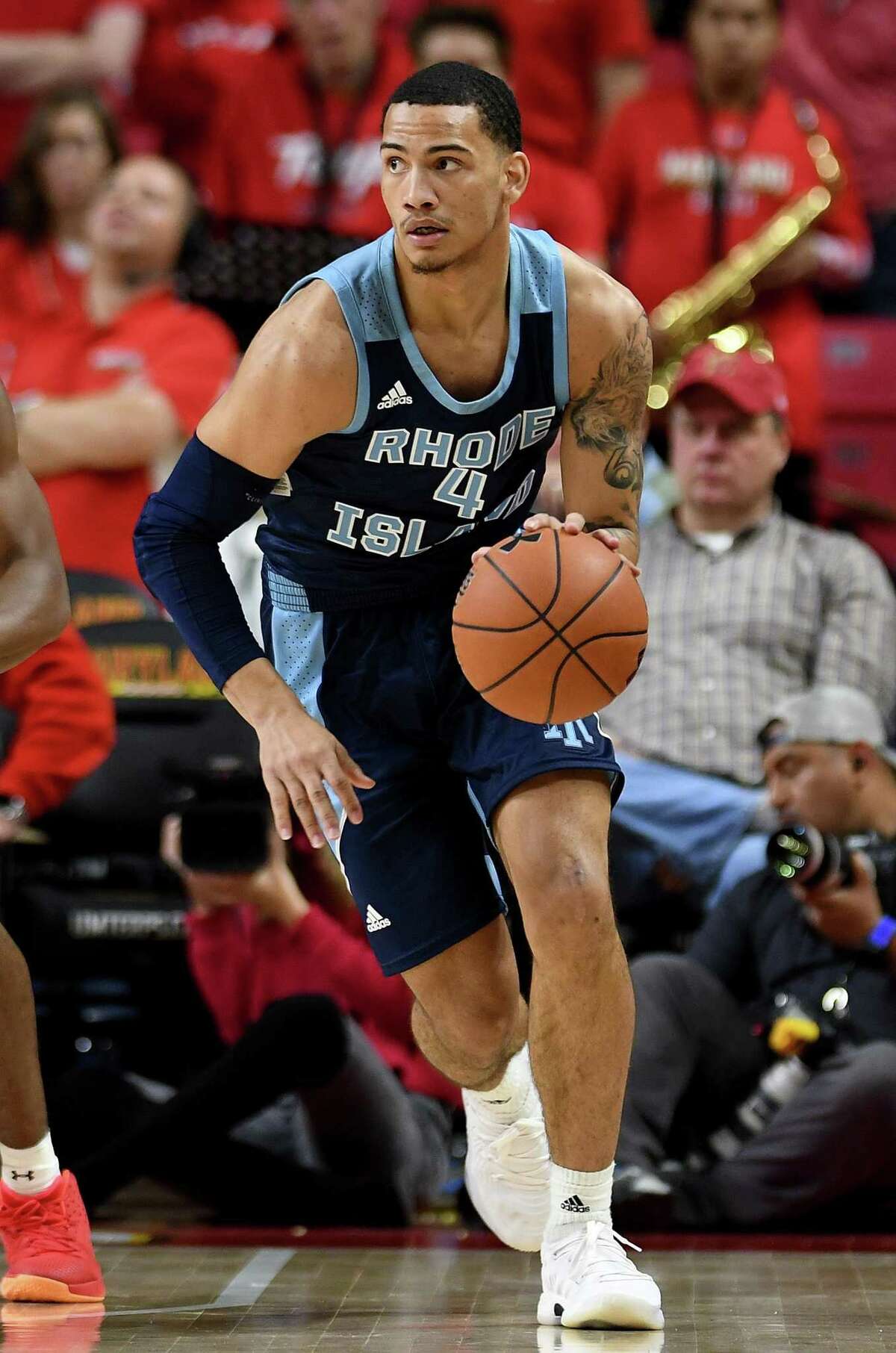 Tyrese Martin, a big, scoring guard, transferring from URI to UConn