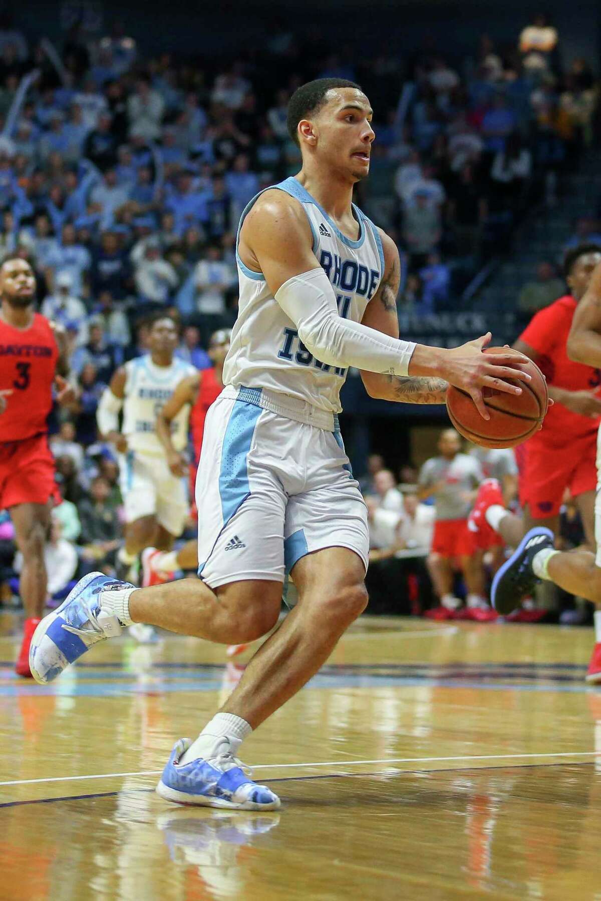 Tyrese Martin, a big, scoring guard, transferring from URI to UConn