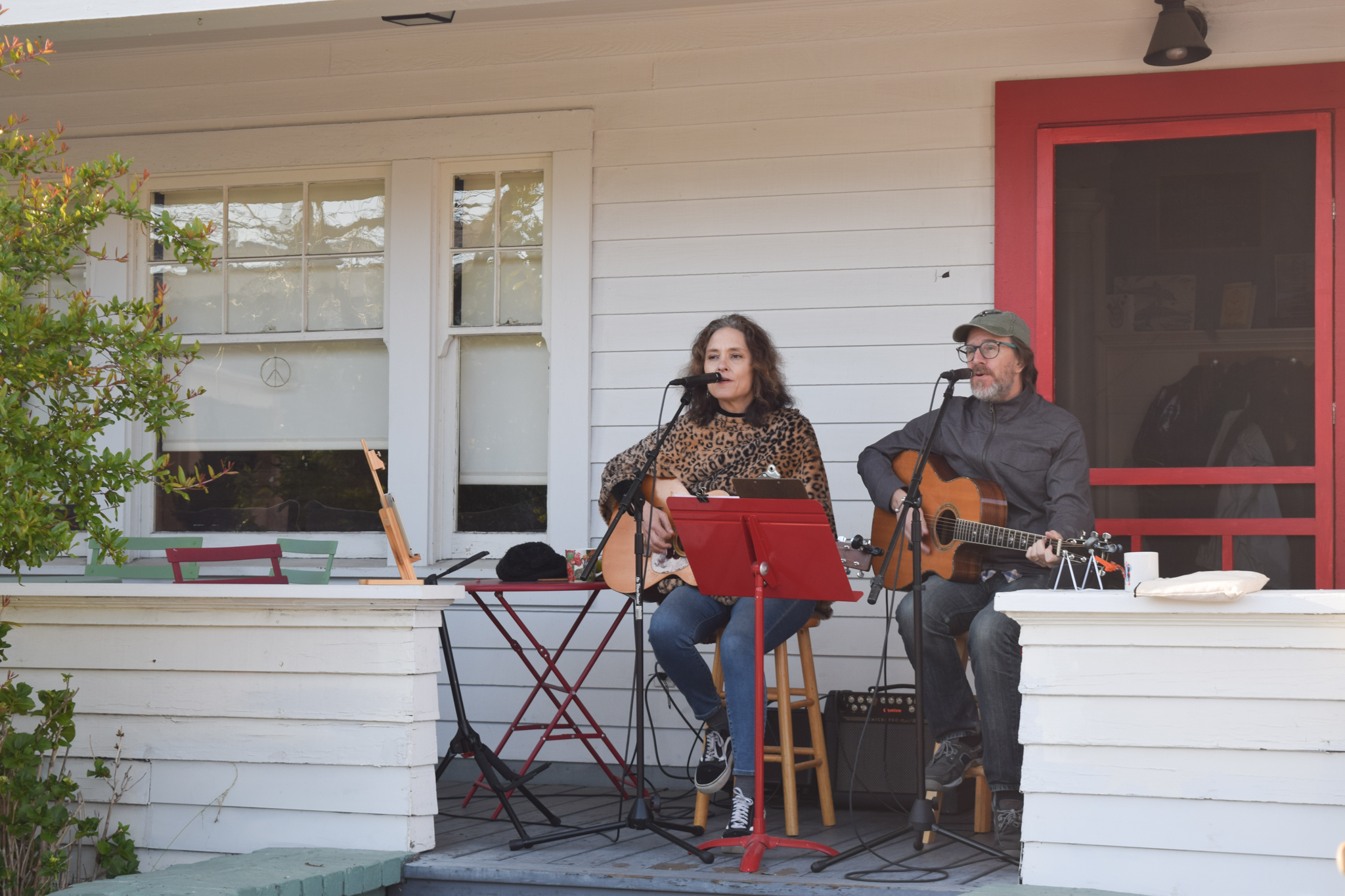This Bay Area town has started weekly porch concerts to boost morale