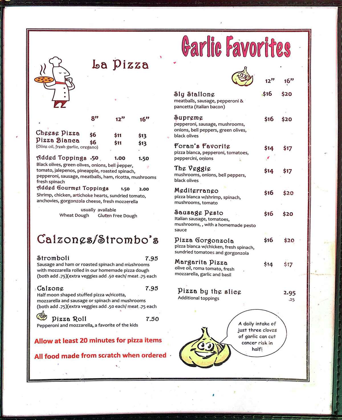 52 Weeks of Pizza: Cerroni's Purple Garlic restaurant fails with pizza ...