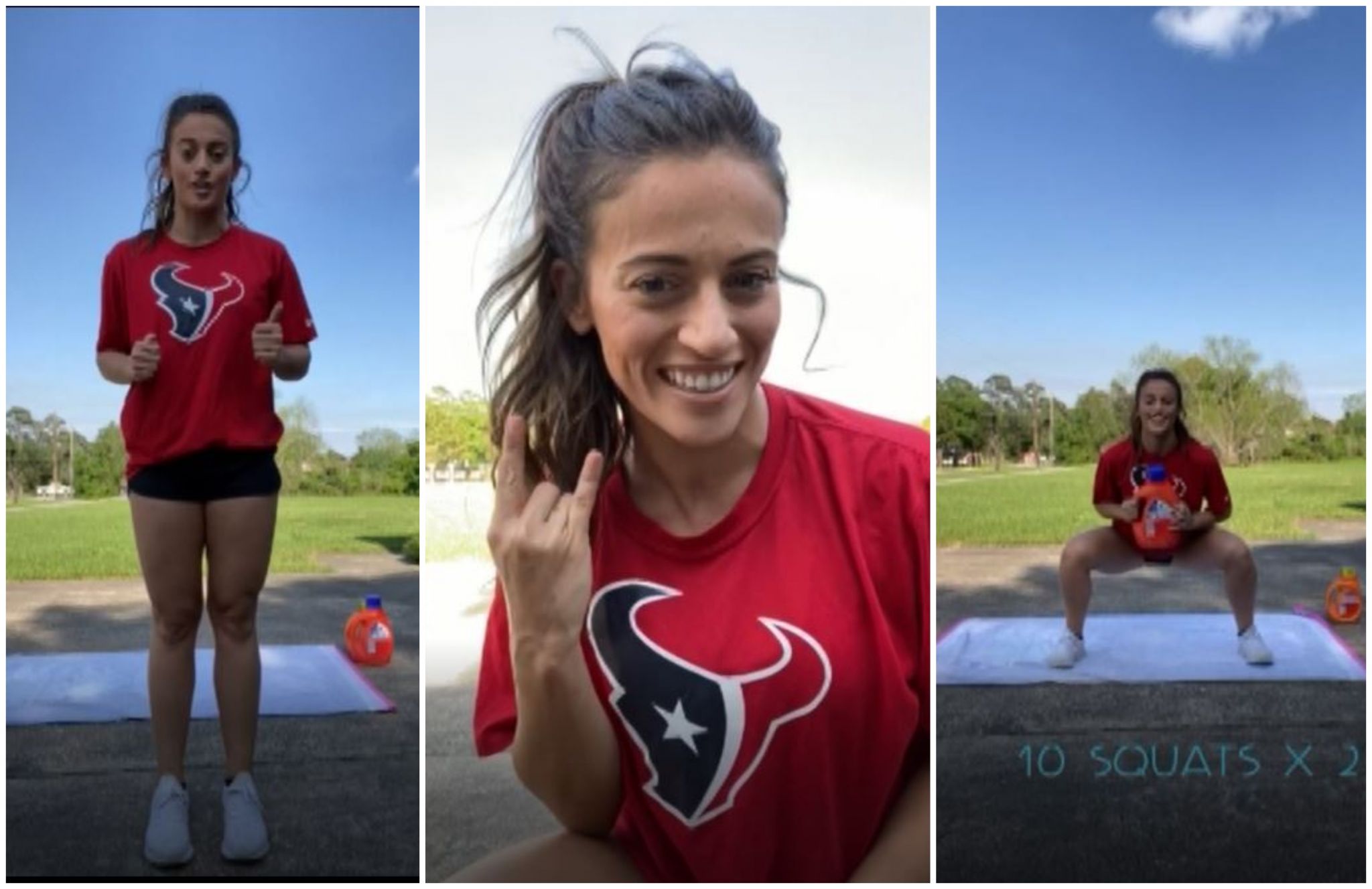 The Home Stretch: 5-minute workout with a Houston Texans cheerleader
