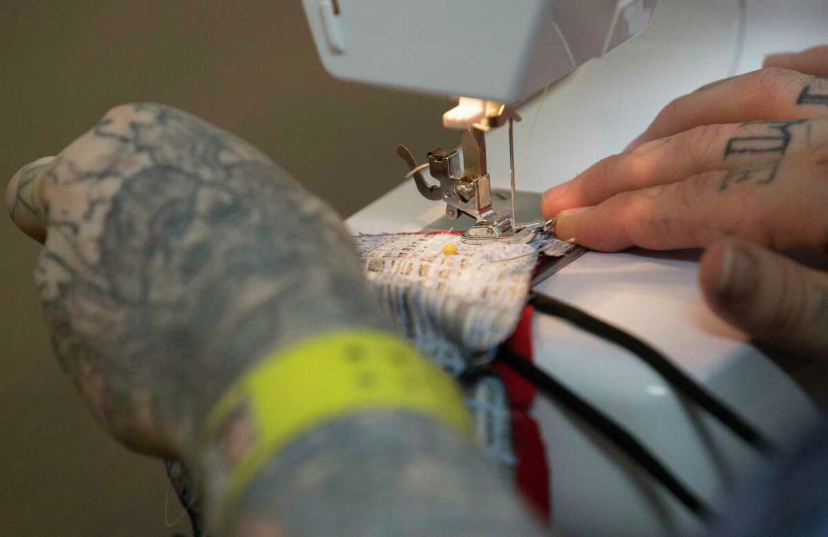 Fort Bend County jail inmates sew face masks for fellow inmates