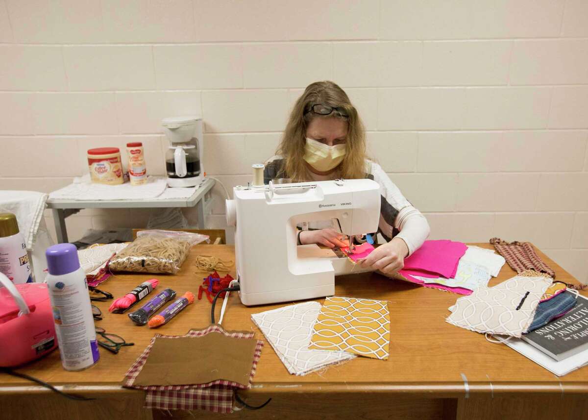 Fort Bend County jail inmates sew face masks for fellow inmates