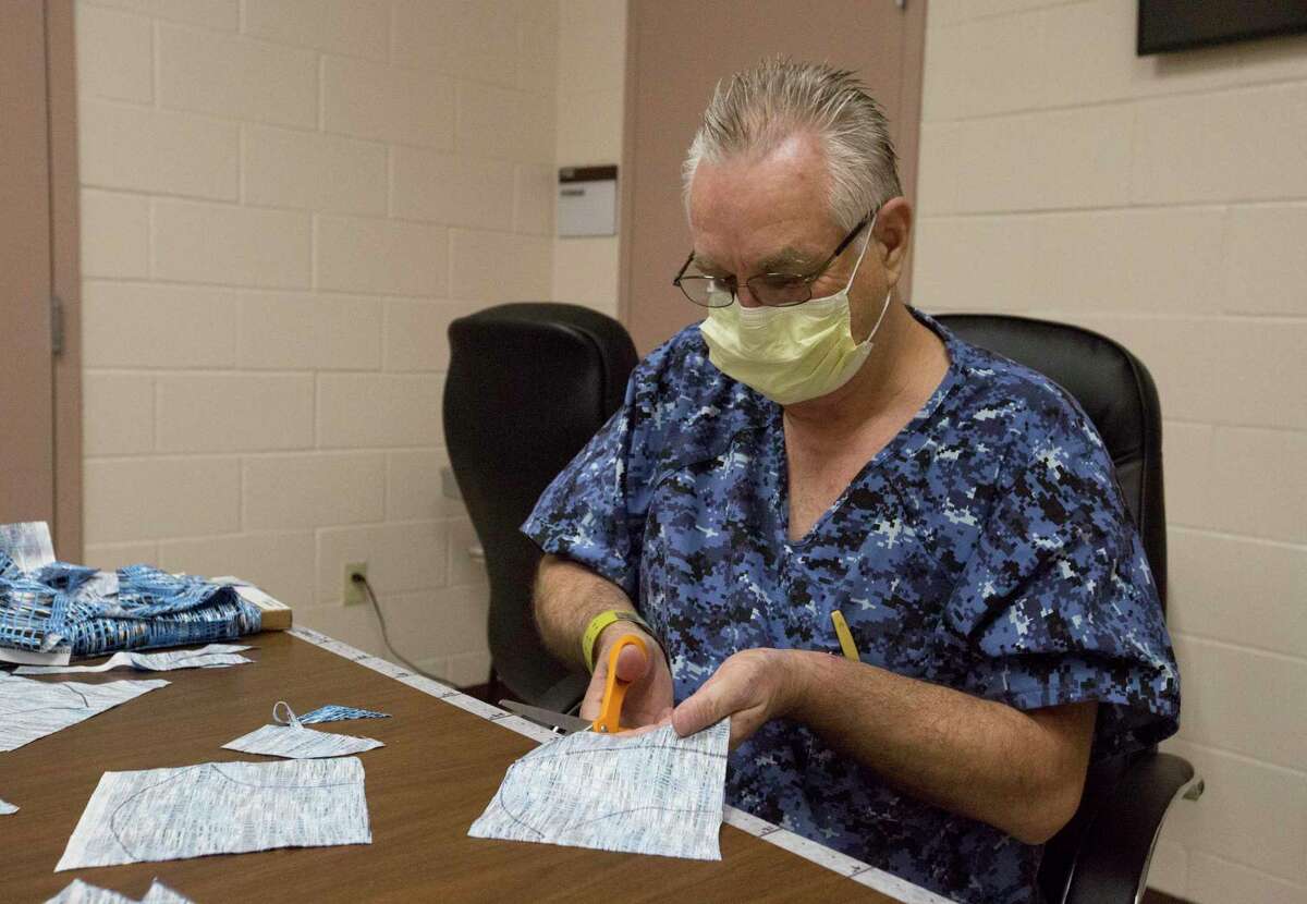 Fort Bend County jail inmates sew face masks for fellow inmates