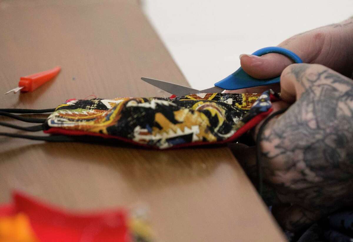 Fort Bend County jail inmates sew face masks for fellow inmates