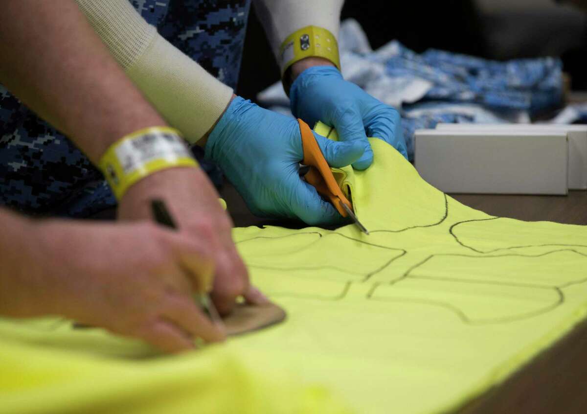 Fort Bend County jail inmates sew face masks for fellow inmates