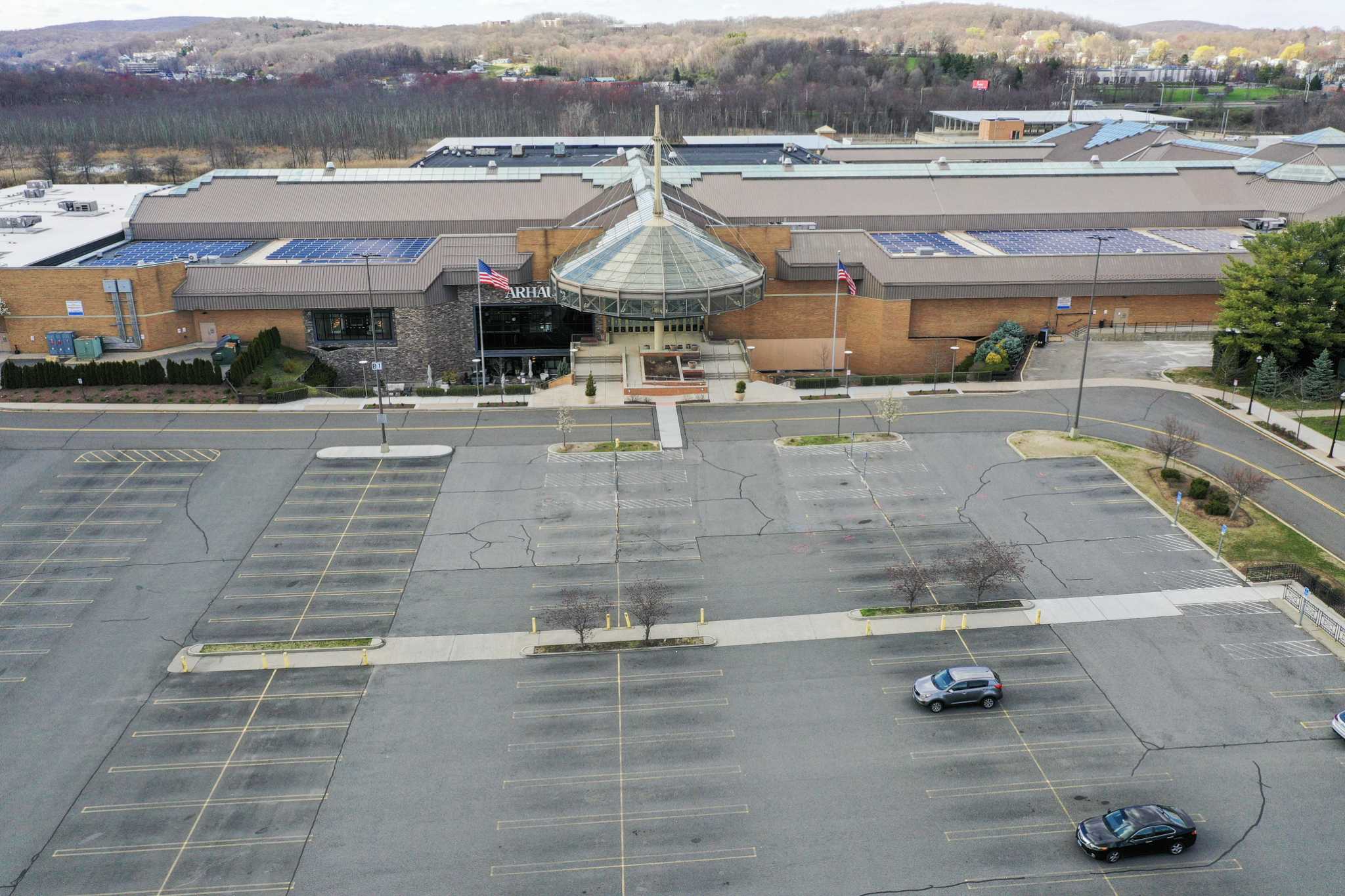 Aerial photos show CT from above during pandemic